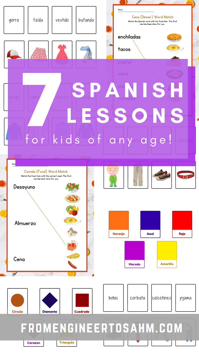 7 Easy Spanish Lessons for Kids of Any Age! – Shop Just Lovely Things